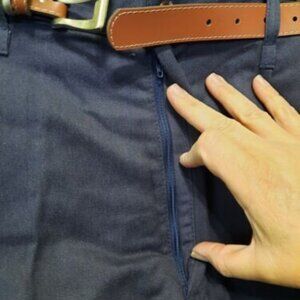 IMAN | Shorts | Vintage New Chic 9s Mom Shorts Size 8 Navy Pleated High ...